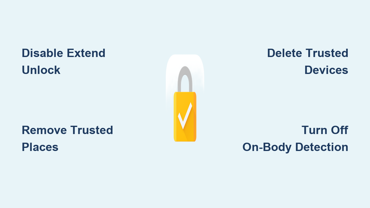 How to Change Google Smart Lock Settings