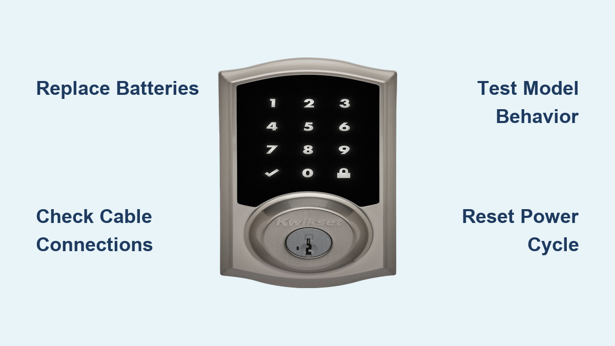 Kwikset Smart Lock Not Lighting Up? Fix It Fast