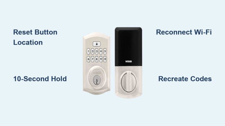 How to Reset Weiser Smart Lock – Quick Guide